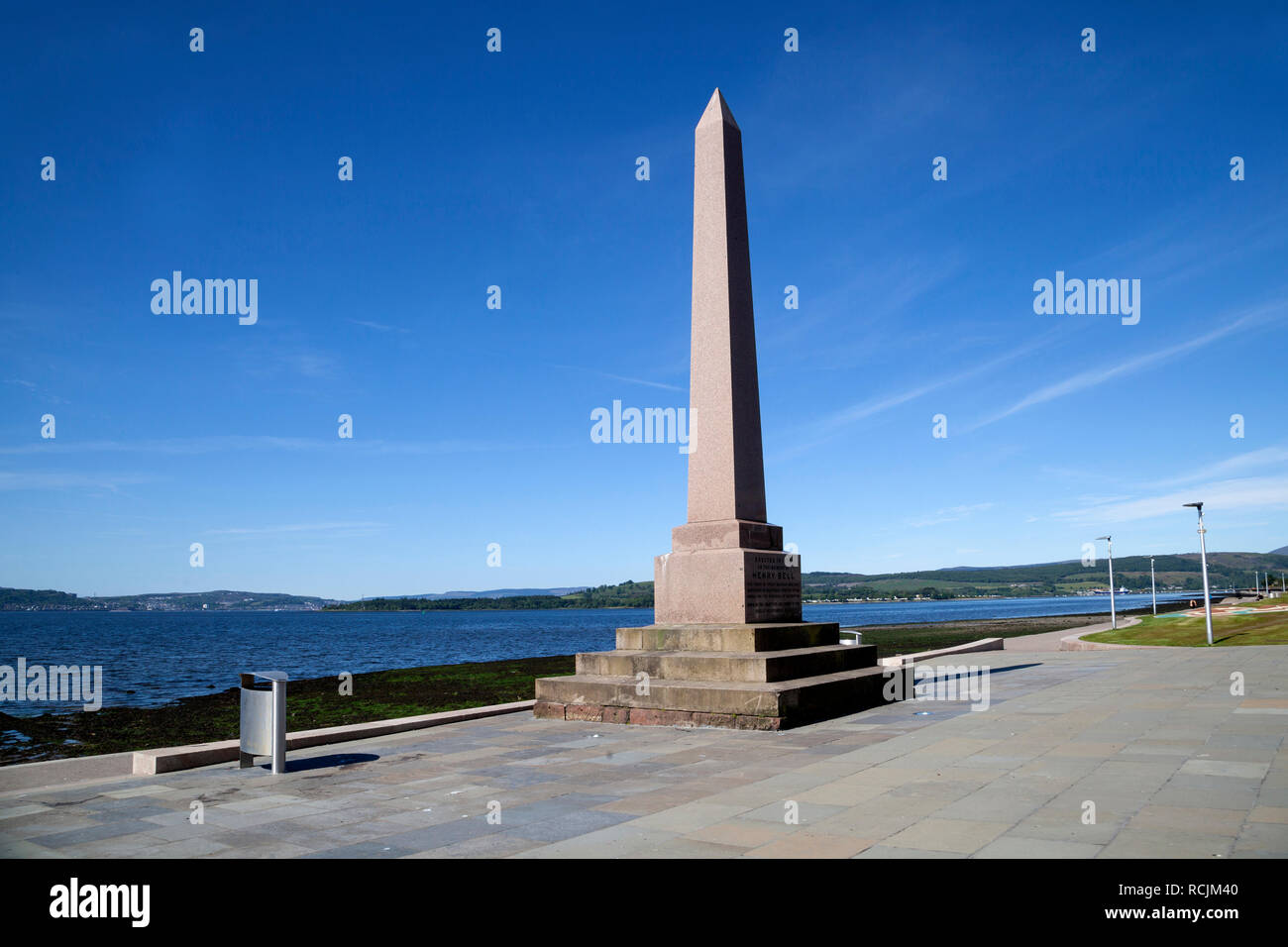 Henry Bell Monument, to commemorate the life of Henry Bell (1767-1830 ...