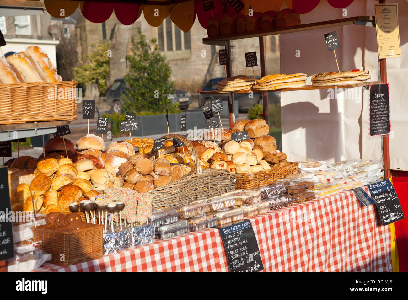 Artisan bread stall market in hi-res stock photography and images - Alamy