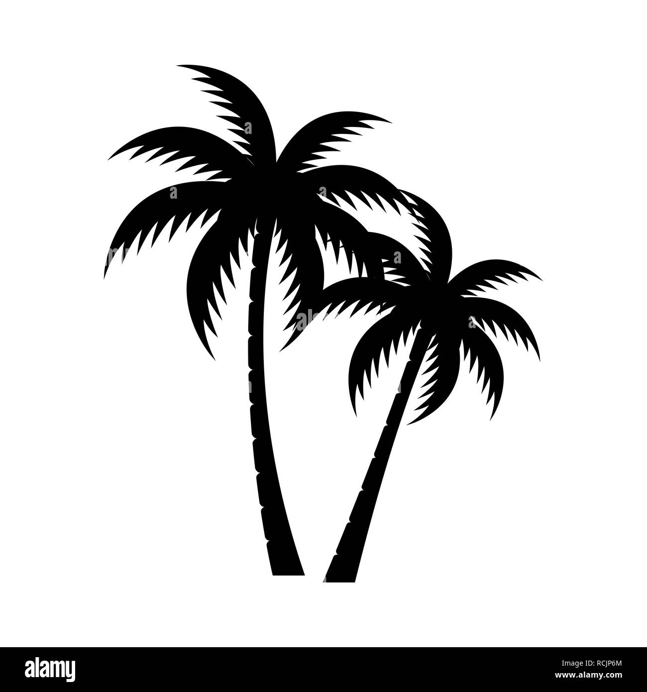 palm tree vector design Stock Photo - Alamy