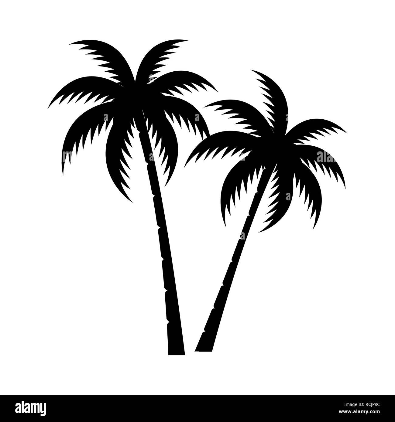palm tree vector design Stock Photo - Alamy