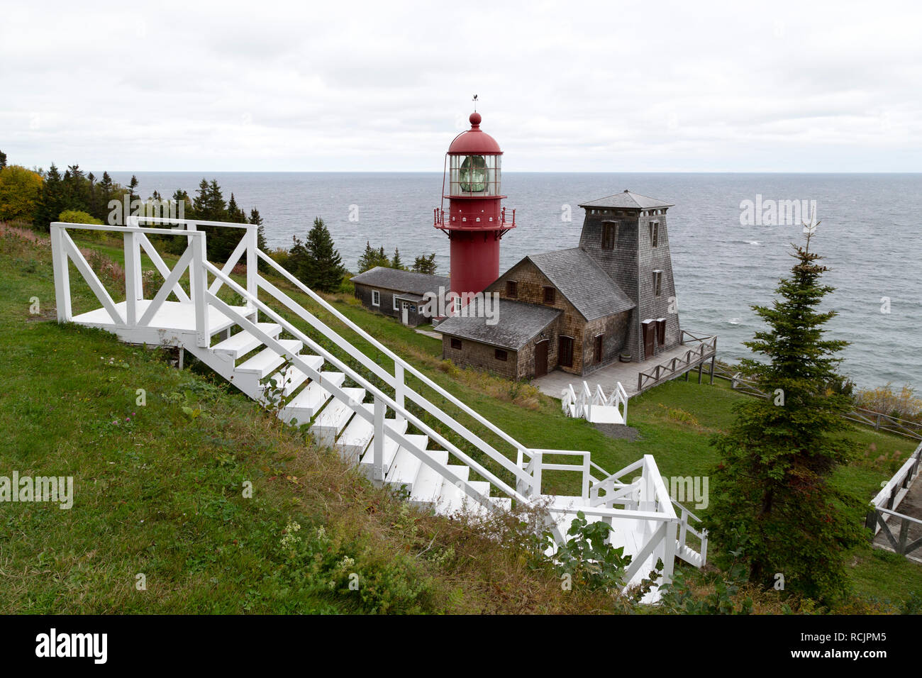 The Pointe-à-la-Renommée Lighthouse (Fame Point) and National Historic ...
