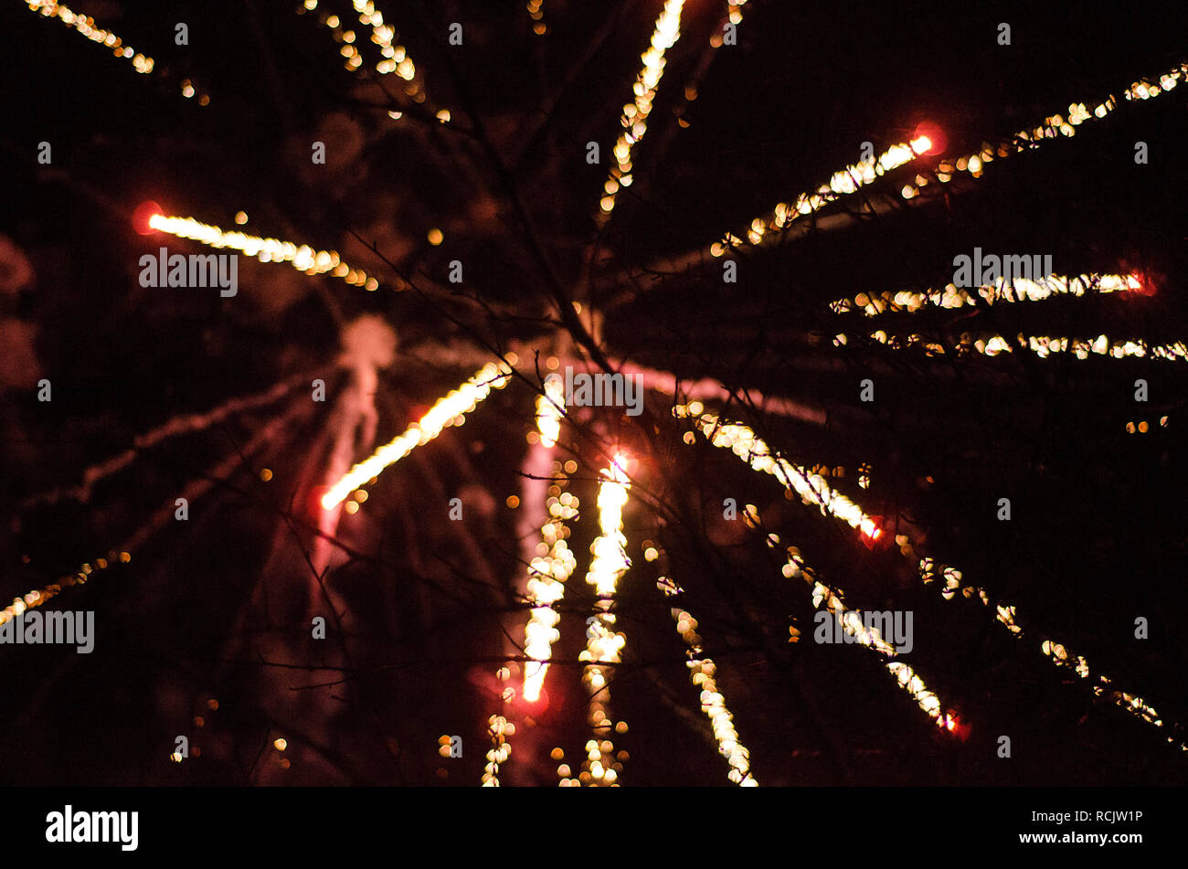 Fireworks in sky hi-res stock photography and images - Alamy