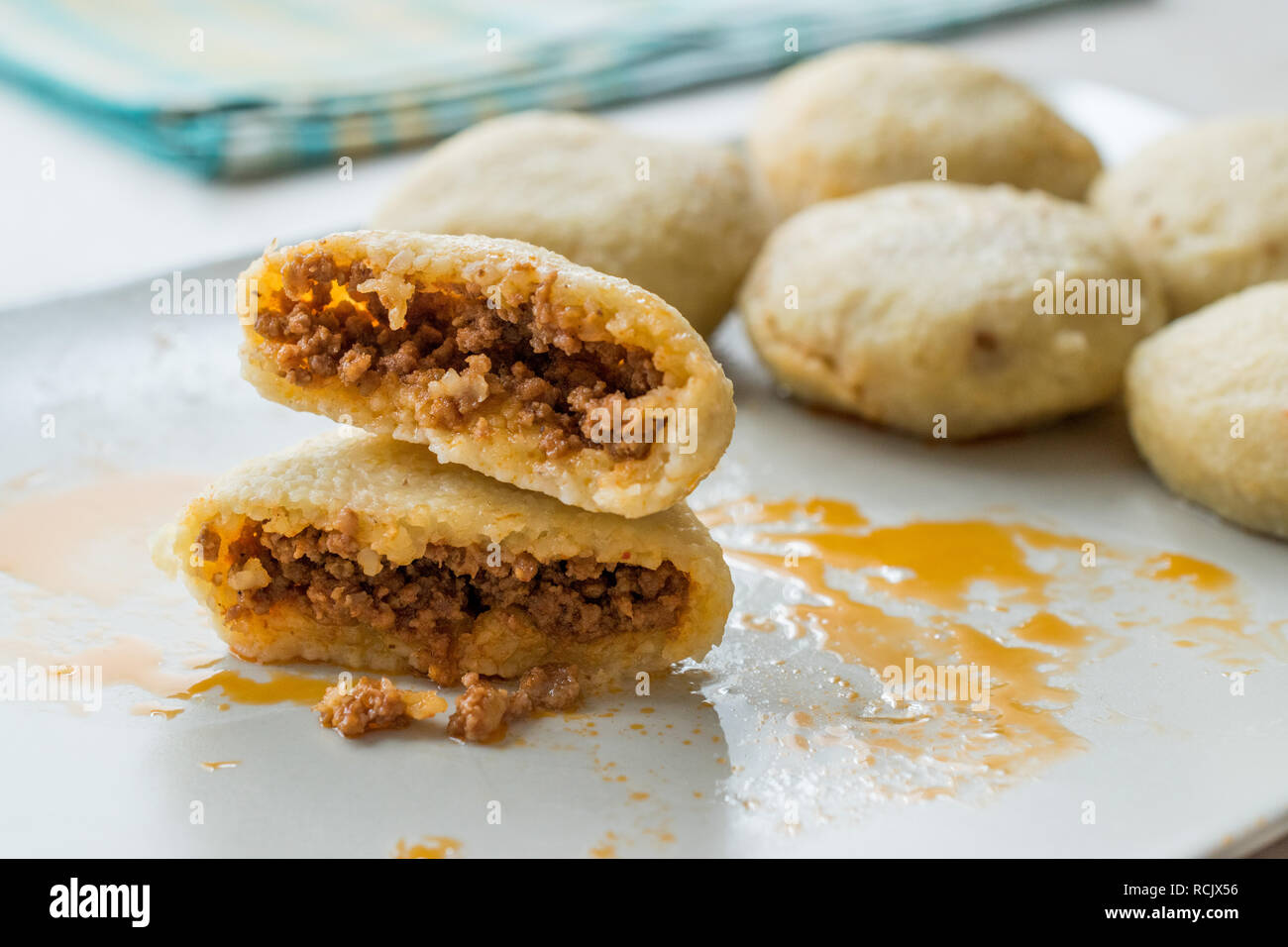 Stuffed Meatballs with Minced Meat icli kofte / Boiled kibbeh / Turkish ...