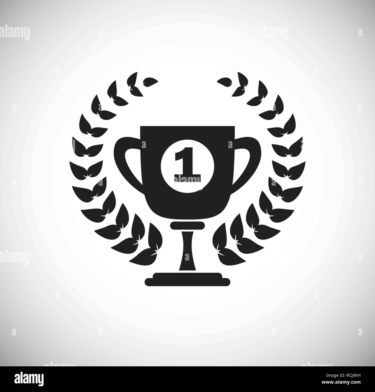 Business award icon on white background for graphic and web design ...