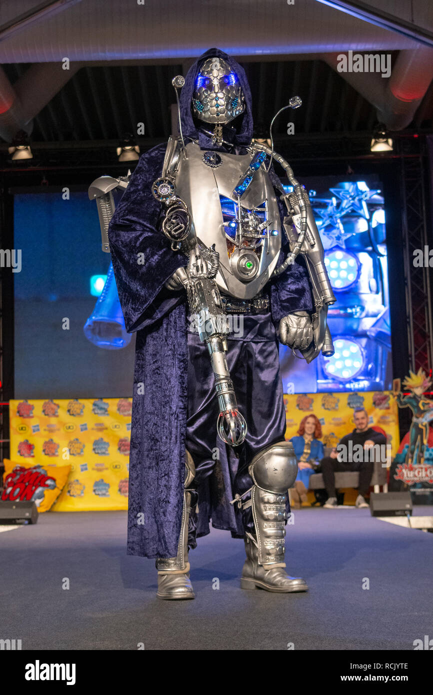 DORTMUND, GERMANY - December 1st 2018: Cosplayer Kometenkrieger ...