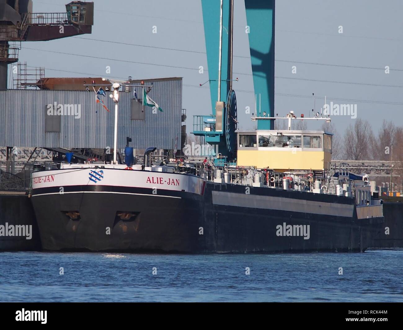Alie-Jan (ship, 2009) ENI 02331761 Port of Antwerp Stock Photo - Alamy