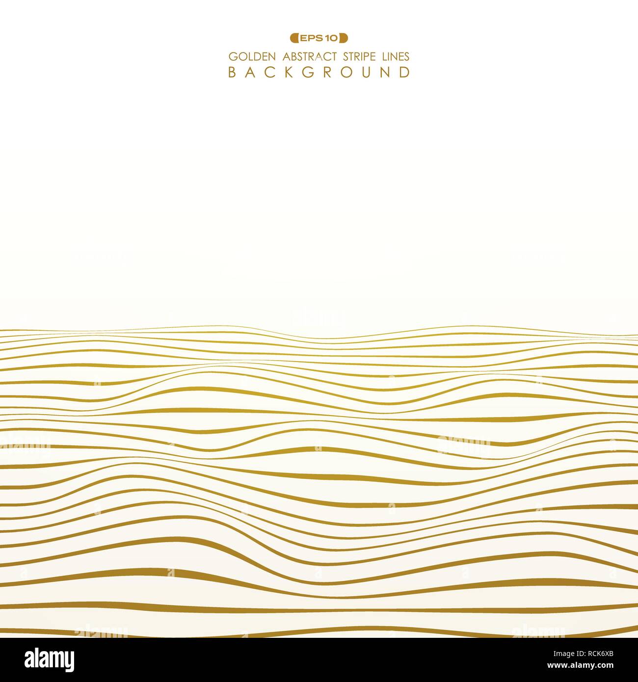 Golden wave vector vectors hi-res stock photography and images - Alamy