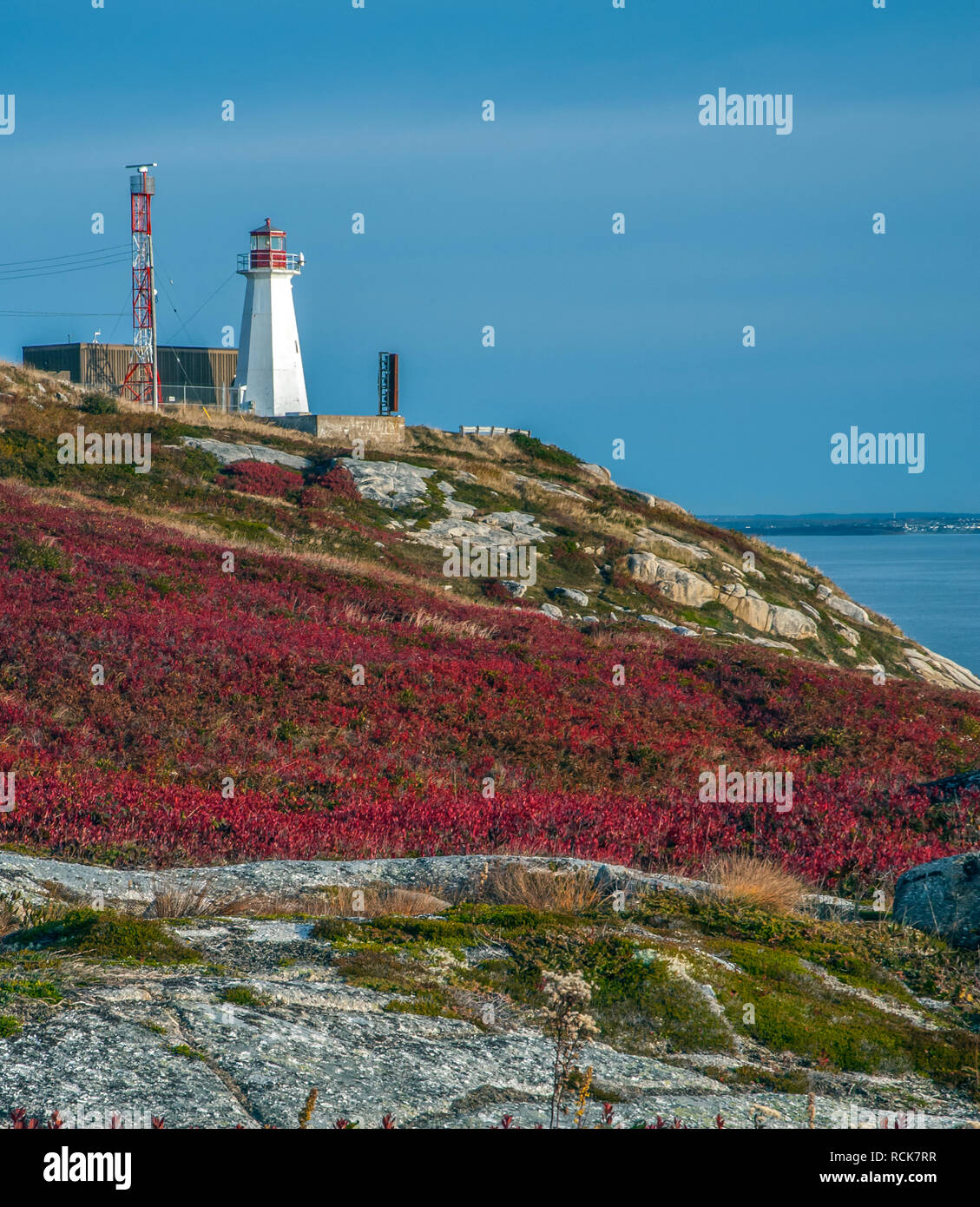 A lighthouse has provided guidance at Chebucto Head since 1872 with the ...
