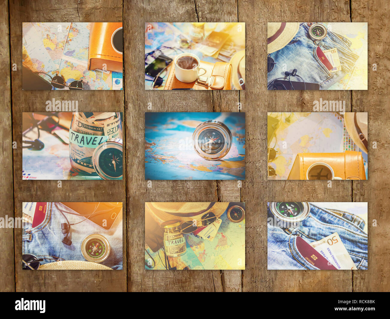 Travel Collage Wallpaper
