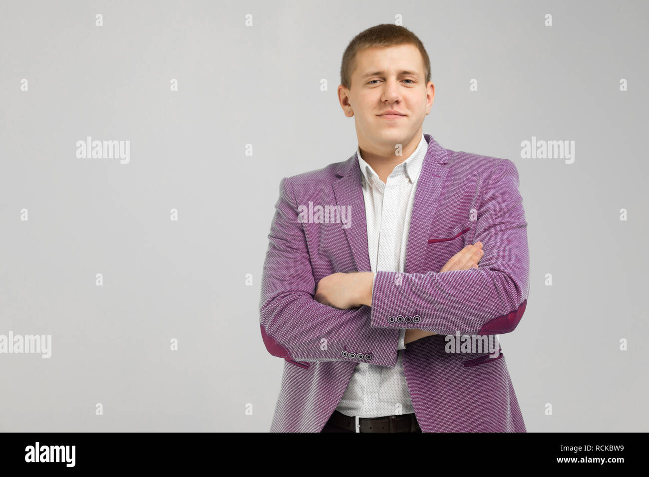 Male fold arms hi-res stock photography and images - Alamy