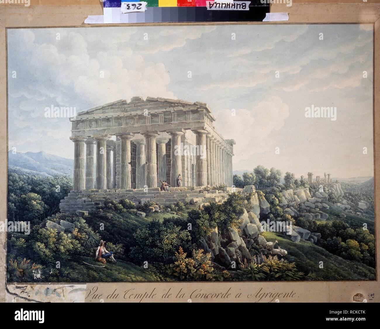 The Temple of Concordia in Agrigento. Museum: Regional Art Museum ...