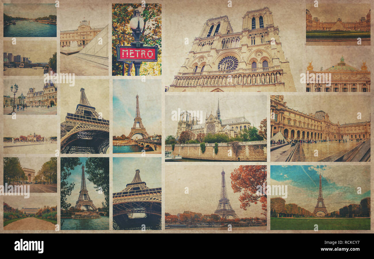 Bus de collage hi-res stock photography and images - Alamy