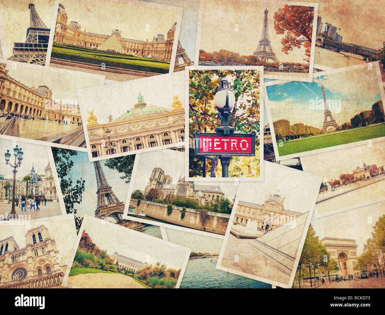 Bus de collage hi-res stock photography and images - Alamy