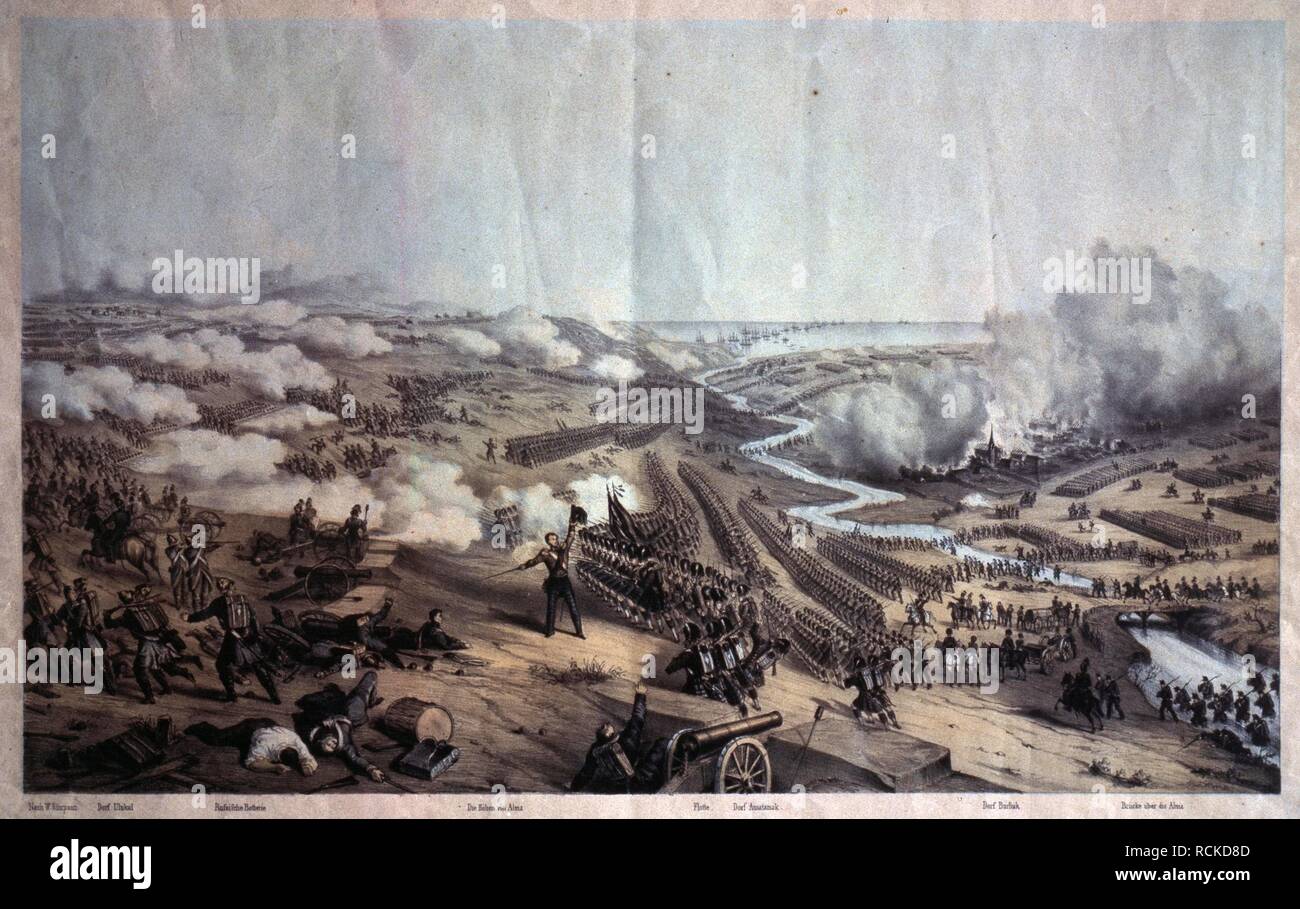 Battle of the alma 20 september 1854 hi-res stock photography and ...