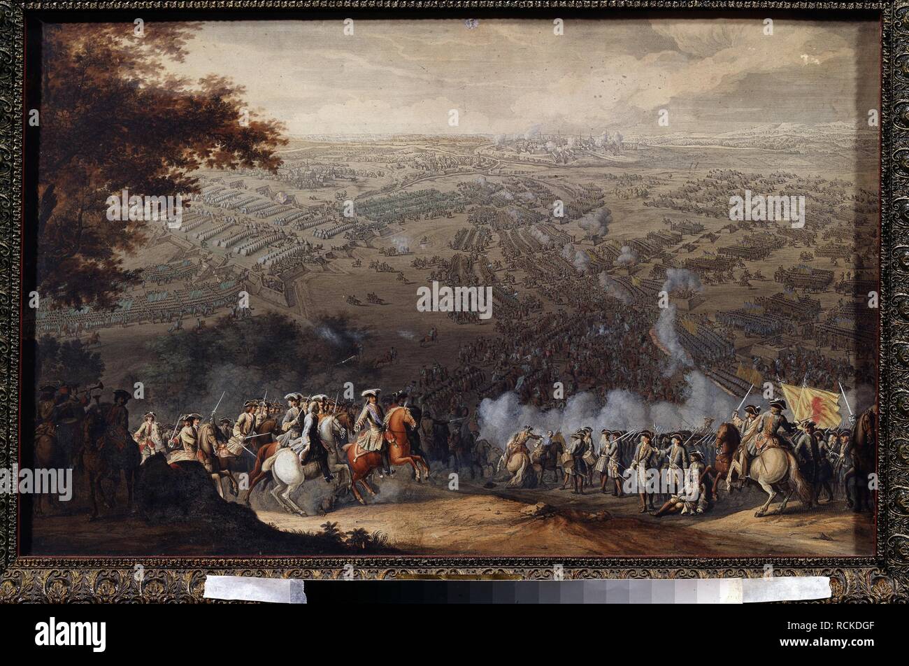 The Battle of Poltava on 27 June 1709. Museum: Regional Art Gallery ...