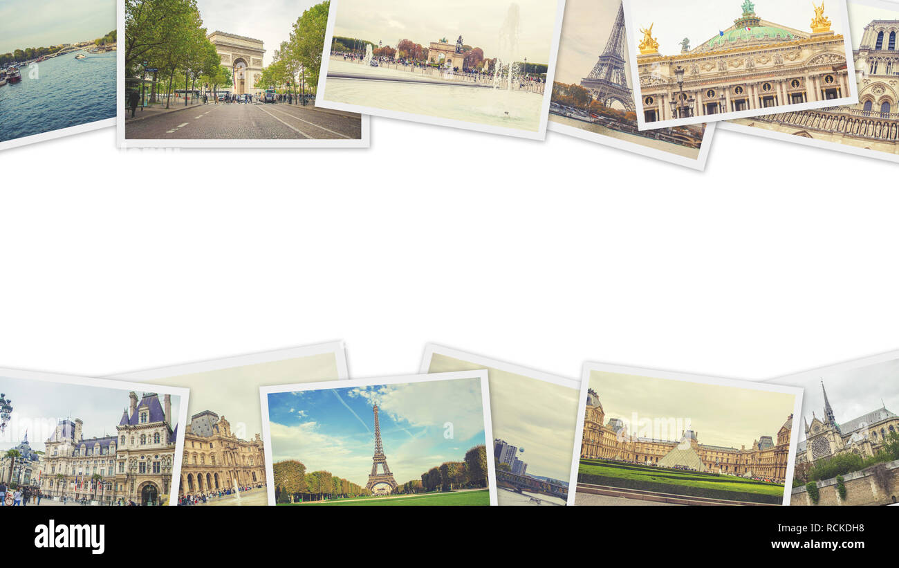 Collage photo paris hi-res stock photography and images - Alamy