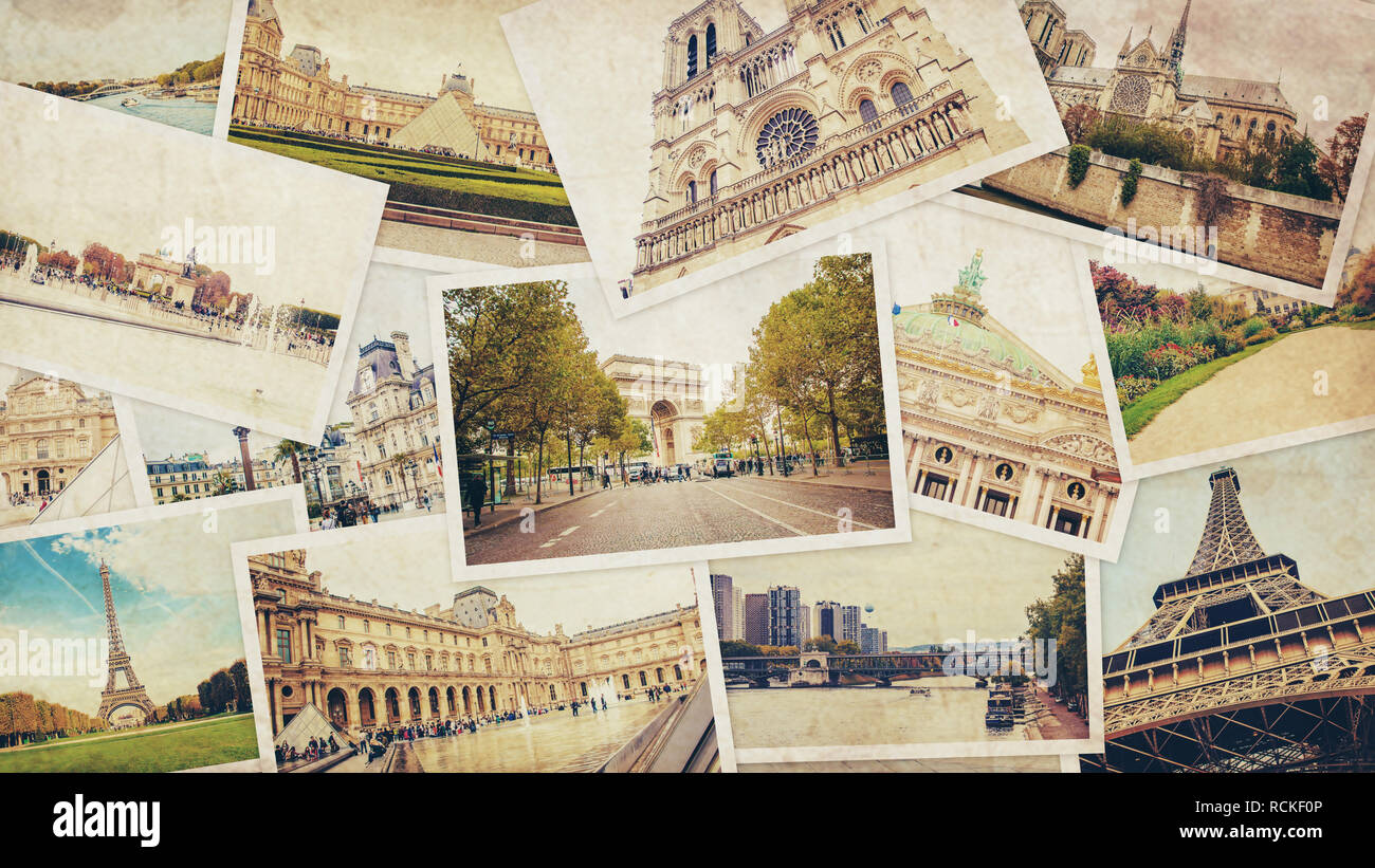Bus de collage hi-res stock photography and images - Alamy