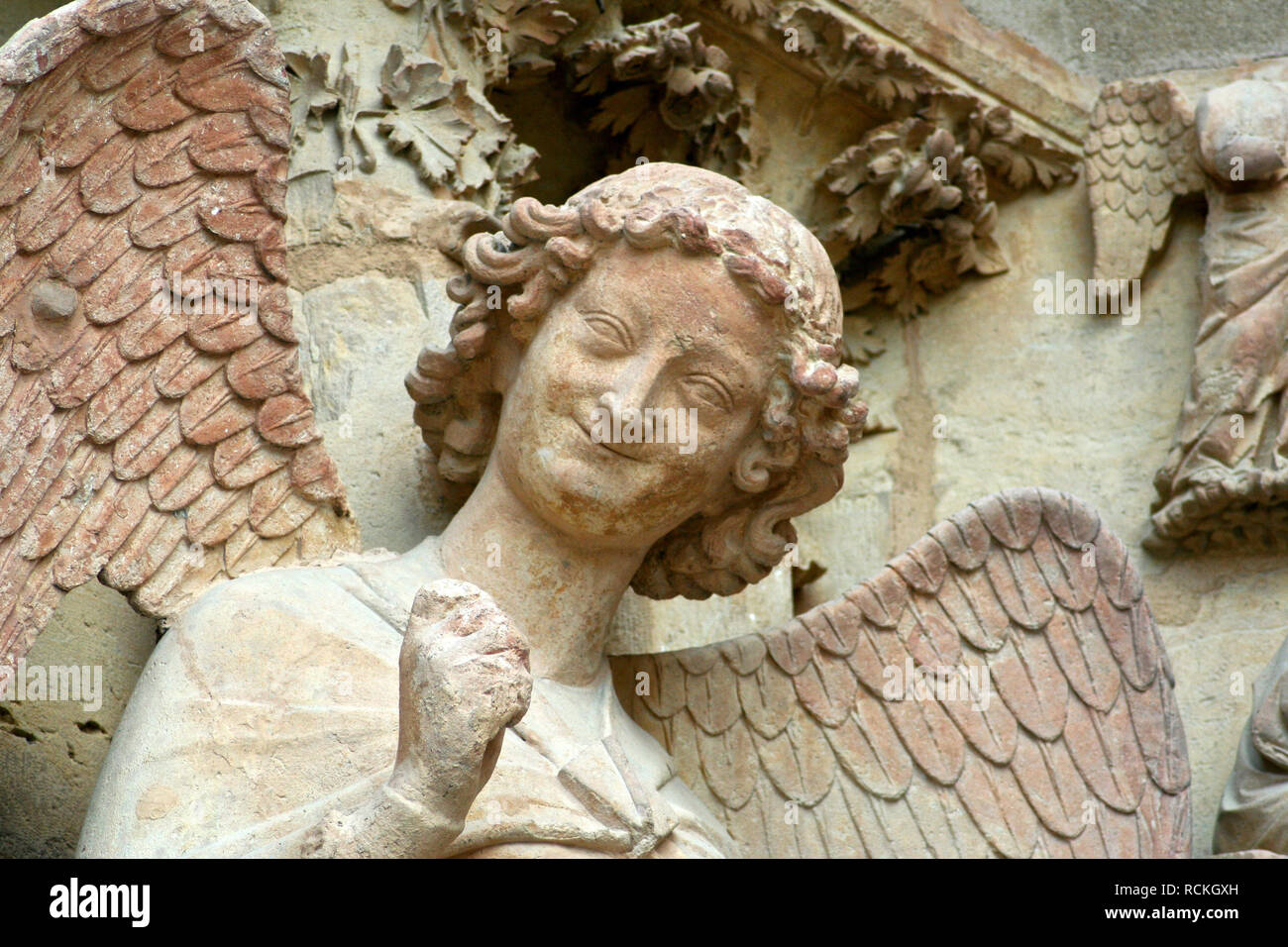 Smiling angel reims hi-res stock photography and images - Alamy