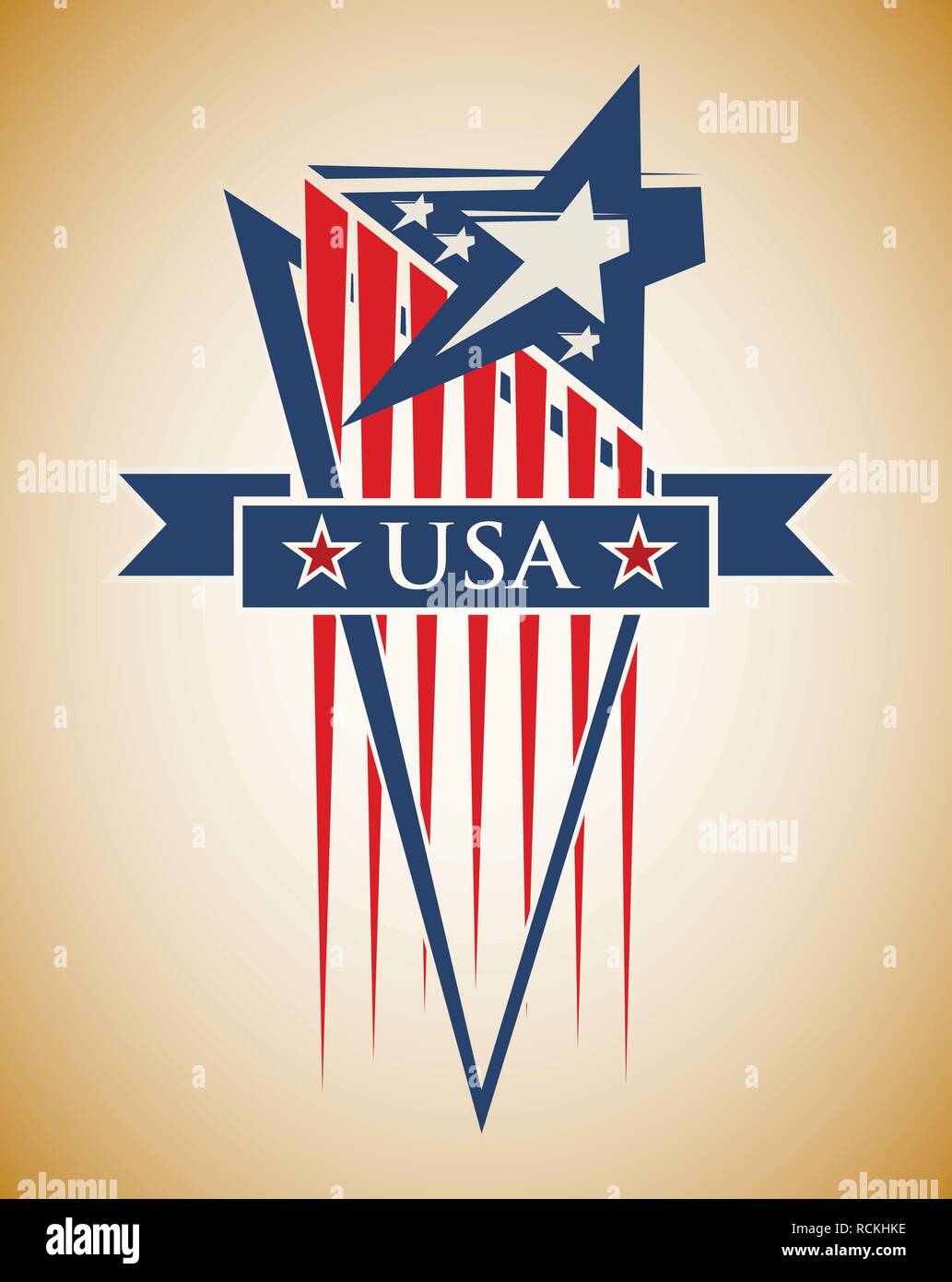 National symbols of the united states Stock Vector Images - Alamy