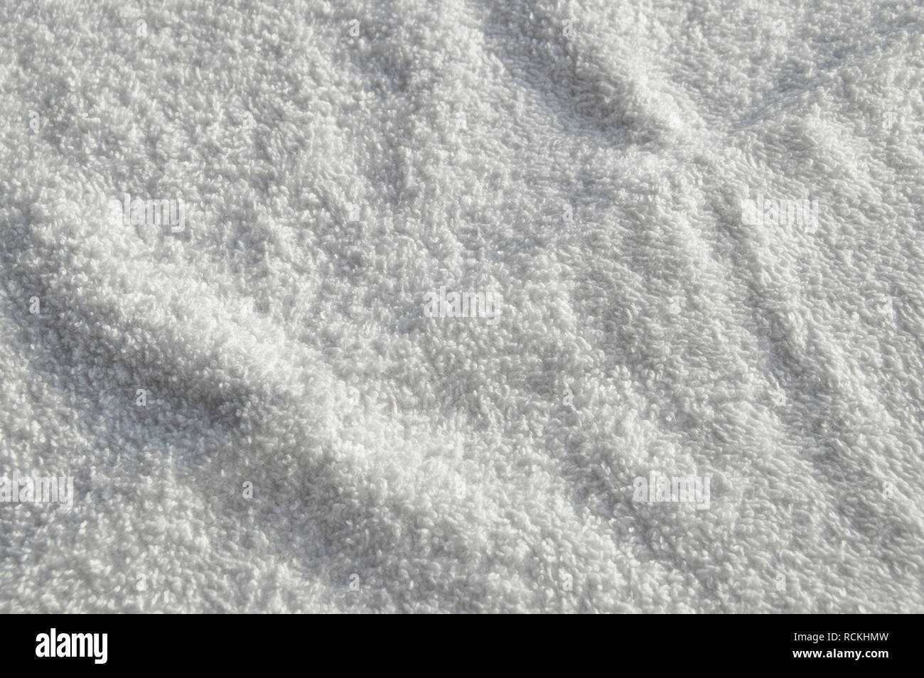 White Terry soft towel for SPA treatments, texture, background Stock ...