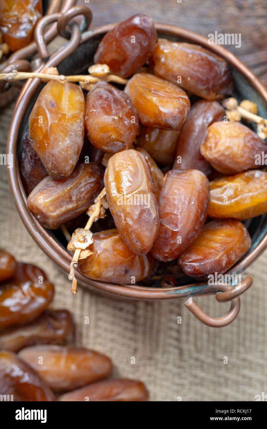 Authentic Tunisian Deglet Nour dried dates with soft honey-like taste ...