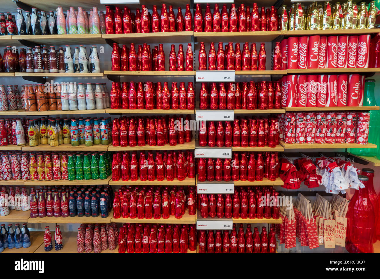 Coca cola brand store at Las Vegas Strip Stock Photo - Alamy