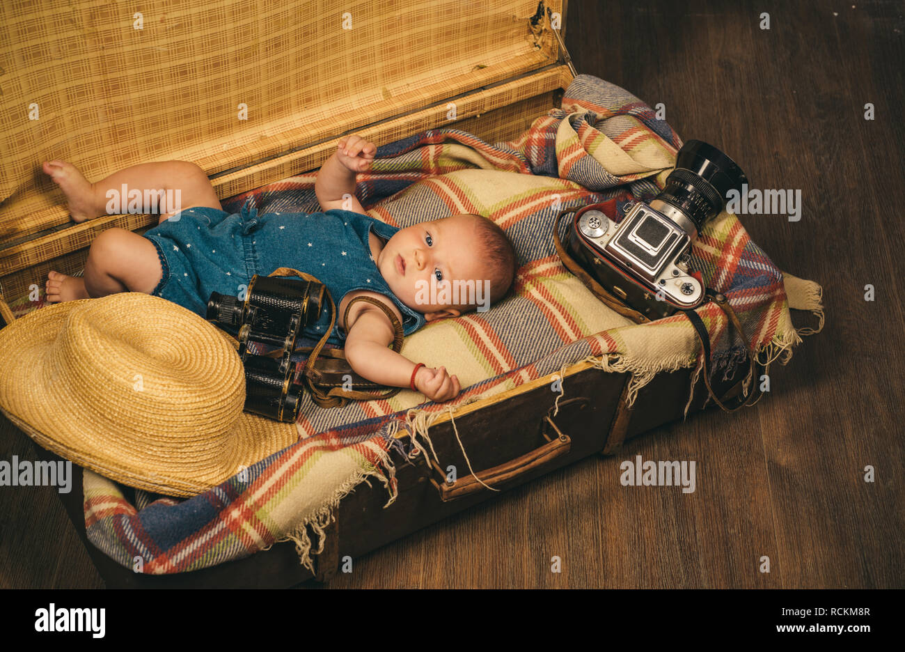 Multiple tasks. Portrait of happy little child. Sweet little baby. New ...