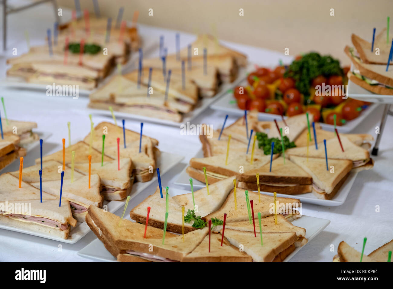 Catering service at business conference Stock Photo - Alamy