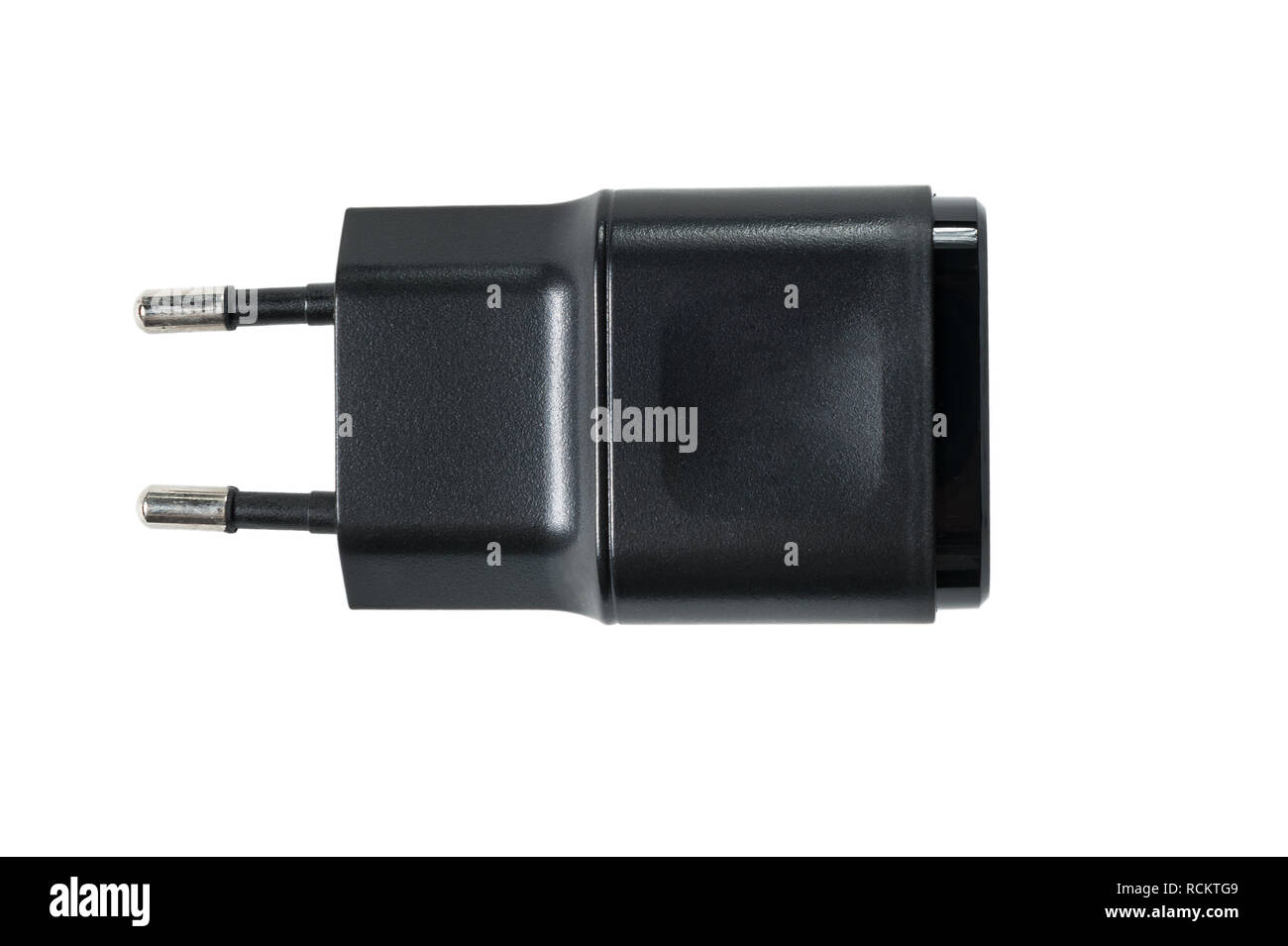 usb wall charger plug isolated on white background Stock Photo - Alamy