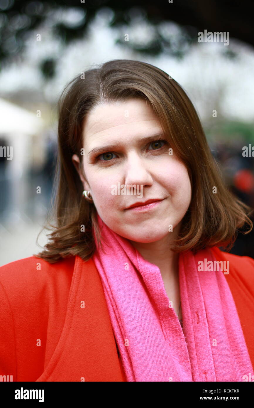 Jo Swinson in Westminster on 15th January 2019. Liberal MP . Joanne ...