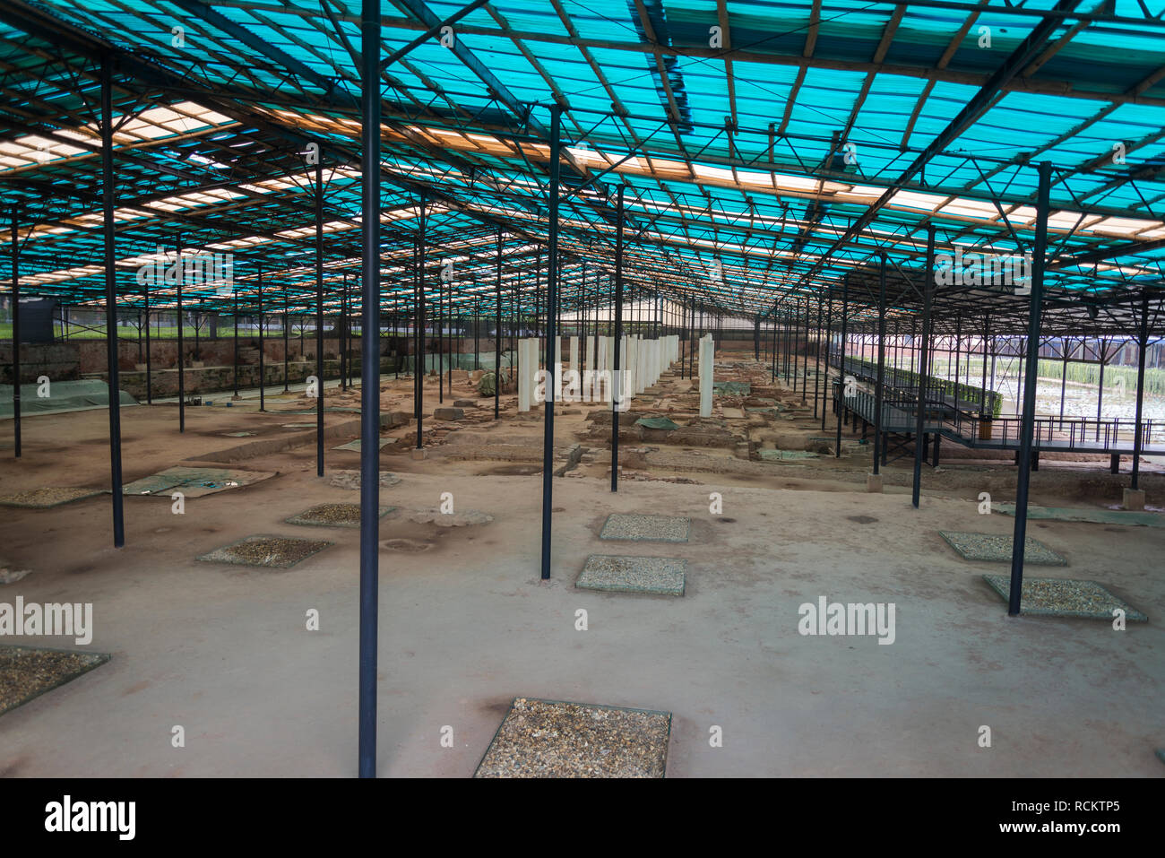 Tran Dynasty archeological site, Hanoi, Vietnam Stock Photo - Alamy
