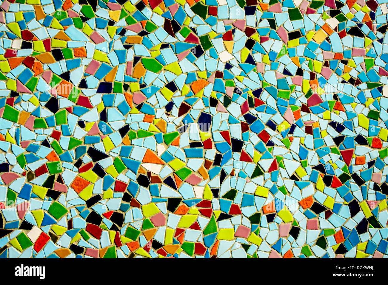 Colorful Mosaic. Ceramic tile texture Stock Photo - Alamy