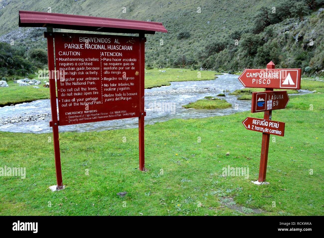 Trekking to the 69 lagoon ( Altitude: 4604 m ) - National park ...