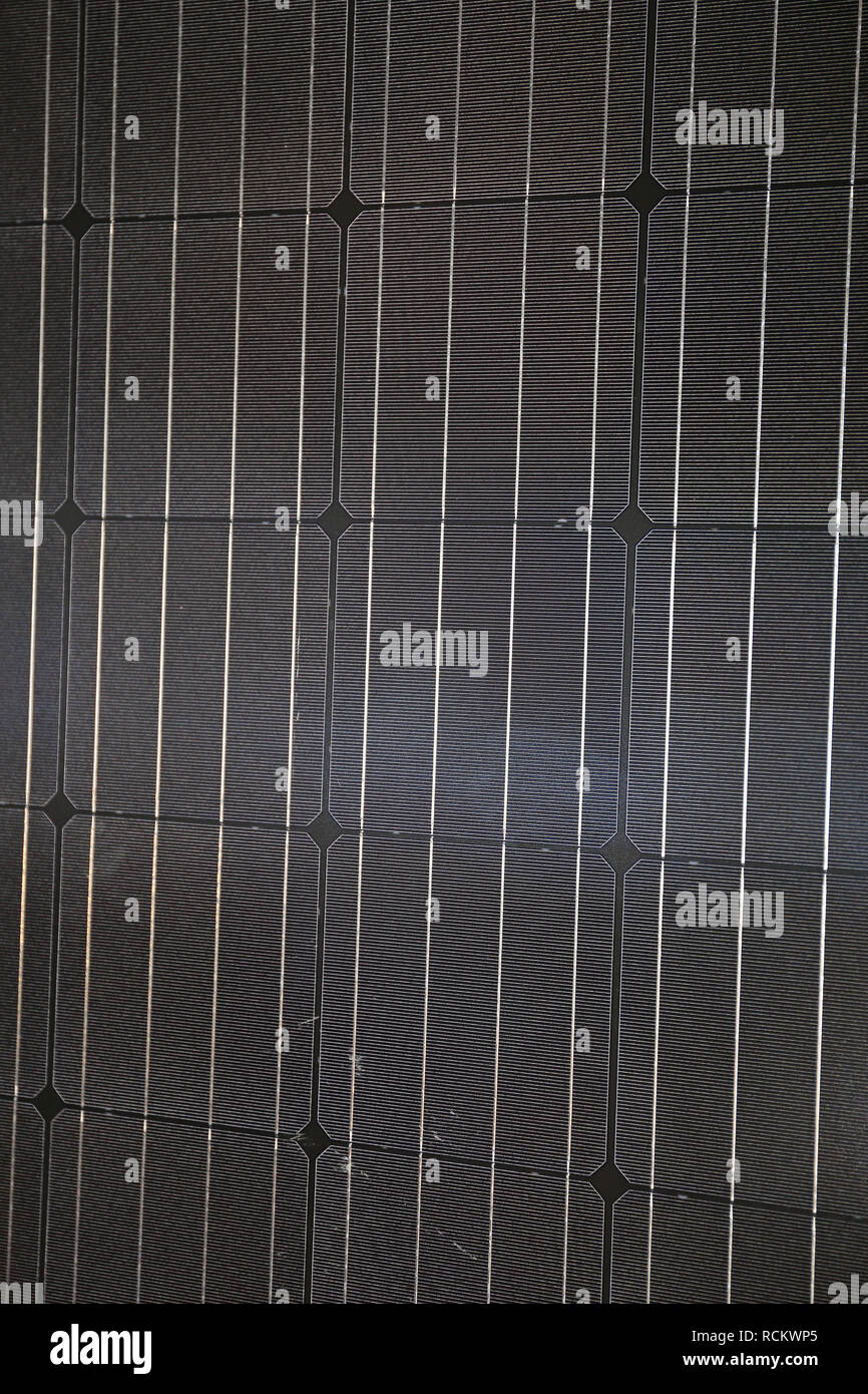 Black Photovoltaic Solar Panel Renewable Energy Stock Photo - Alamy