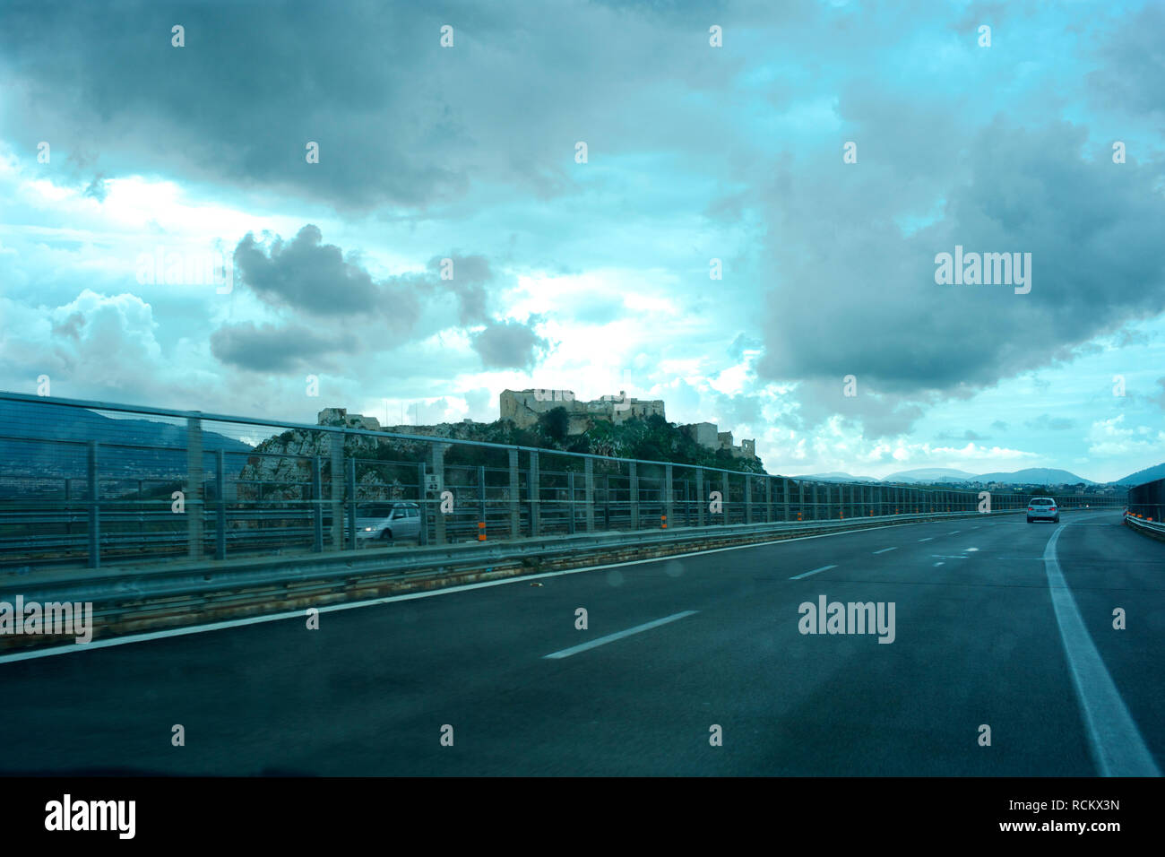 Motorway barrier hi-res stock photography and images - Alamy