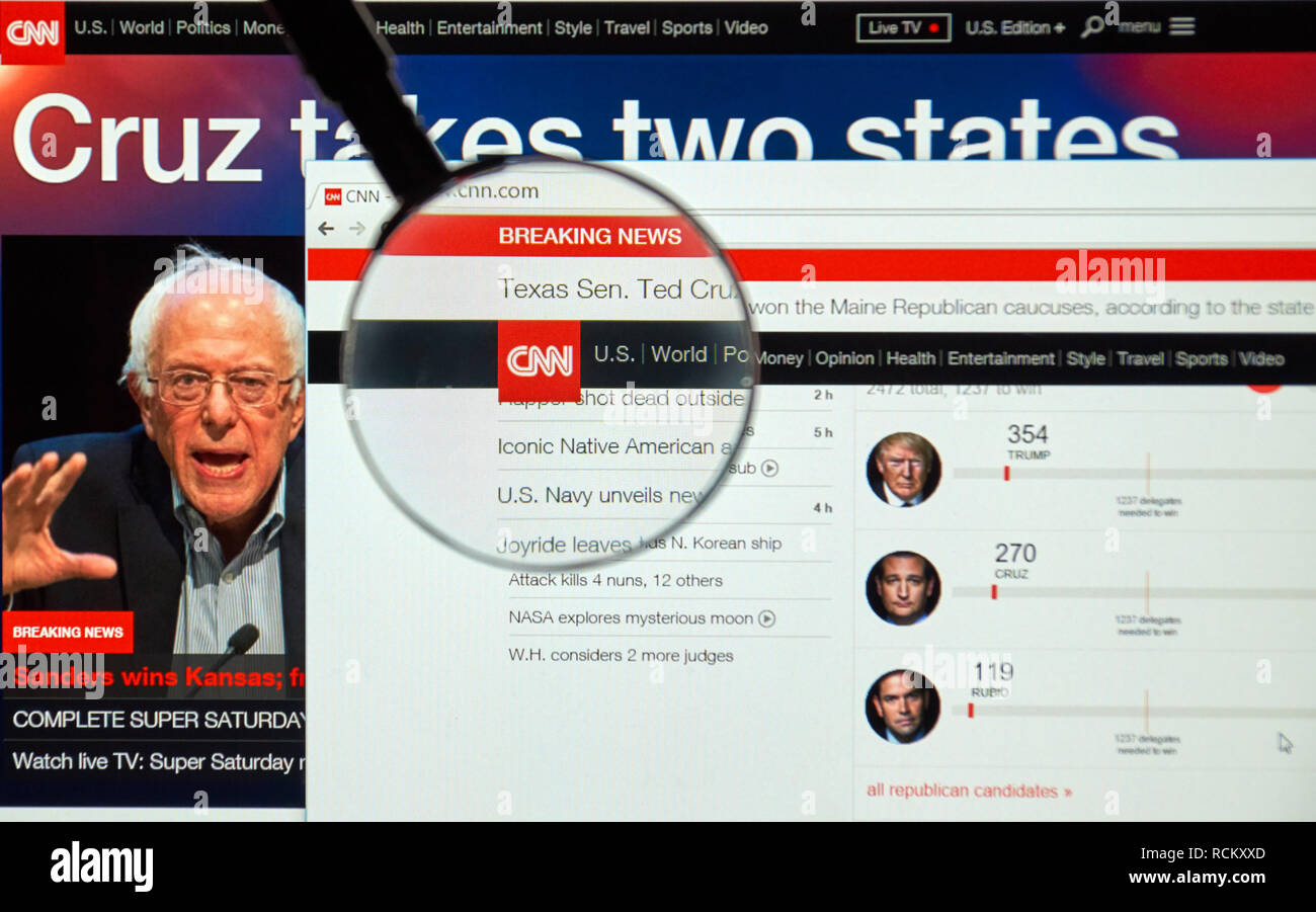 Cnn cable news network hi-res stock photography and images - Alamy