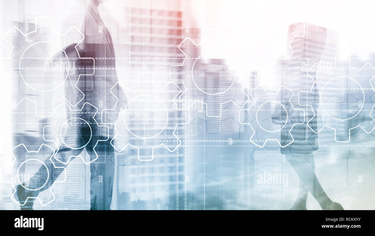 Gears mechanism, digital transformation, data integration and digital ...