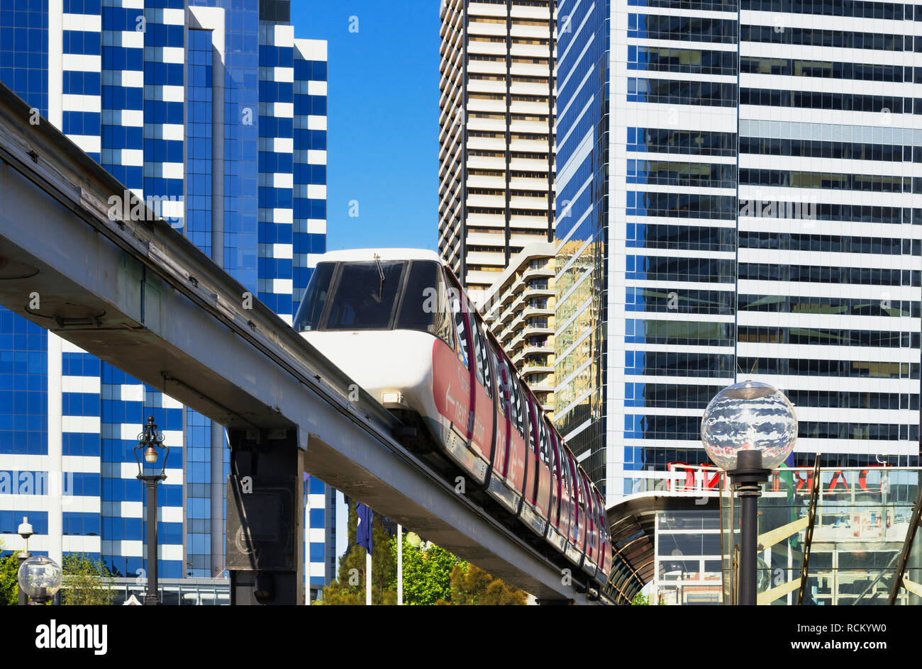 Sydney monorail metro monorail hi-res stock photography and images - Alamy