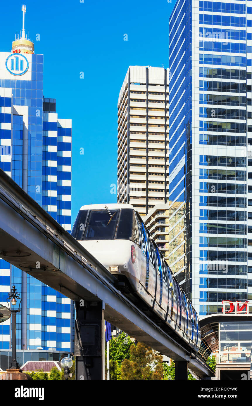 Sydney monorail metro monorail hi-res stock photography and images - Alamy