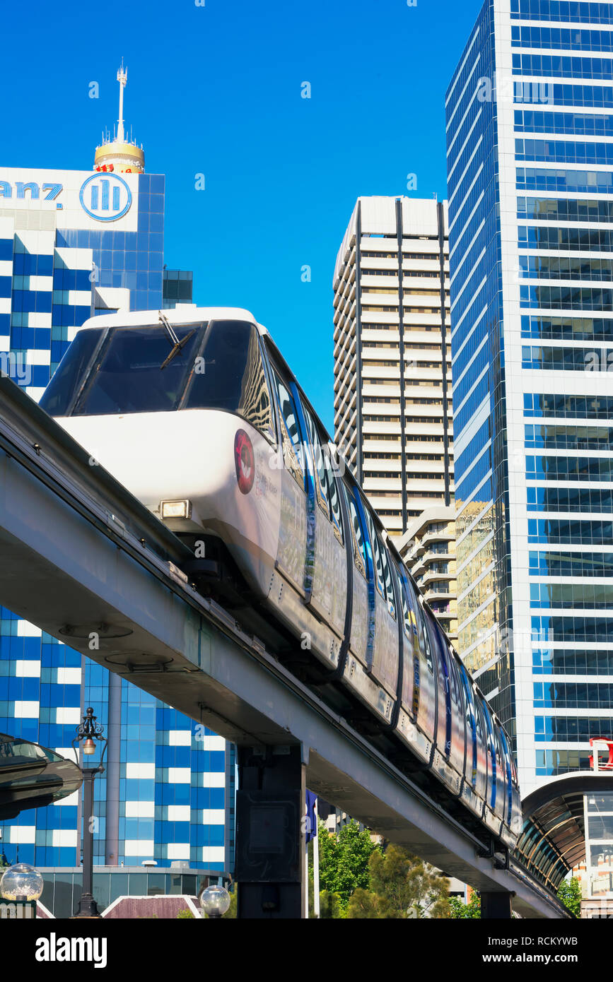 Sydney monorail metro monorail hi-res stock photography and images - Alamy