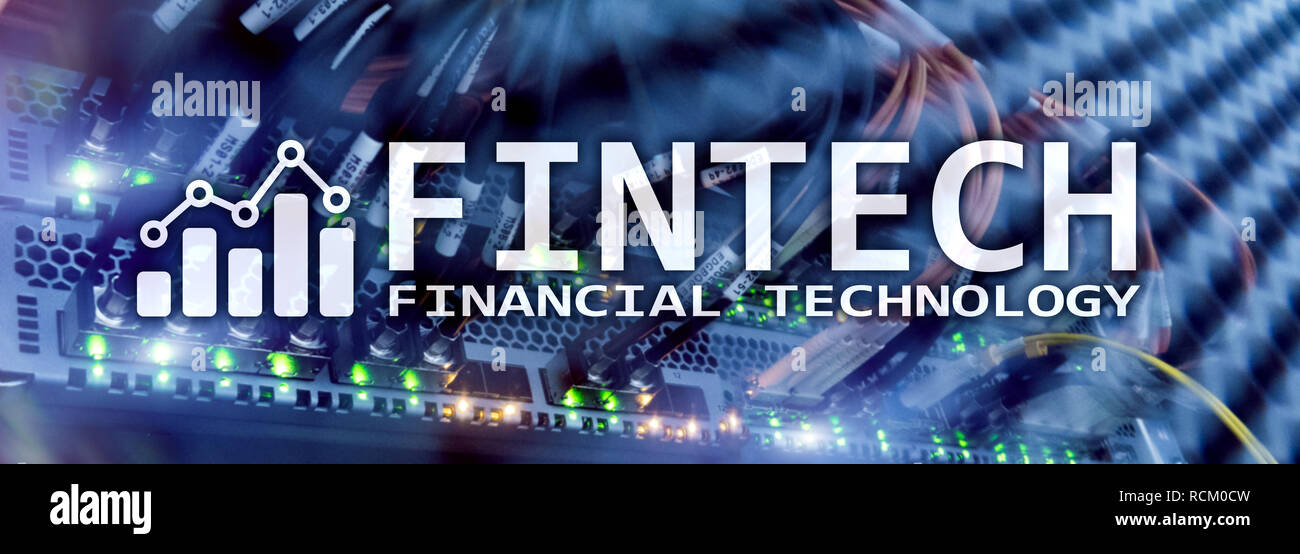 Fintech - Financial technology. Business solution and software ...