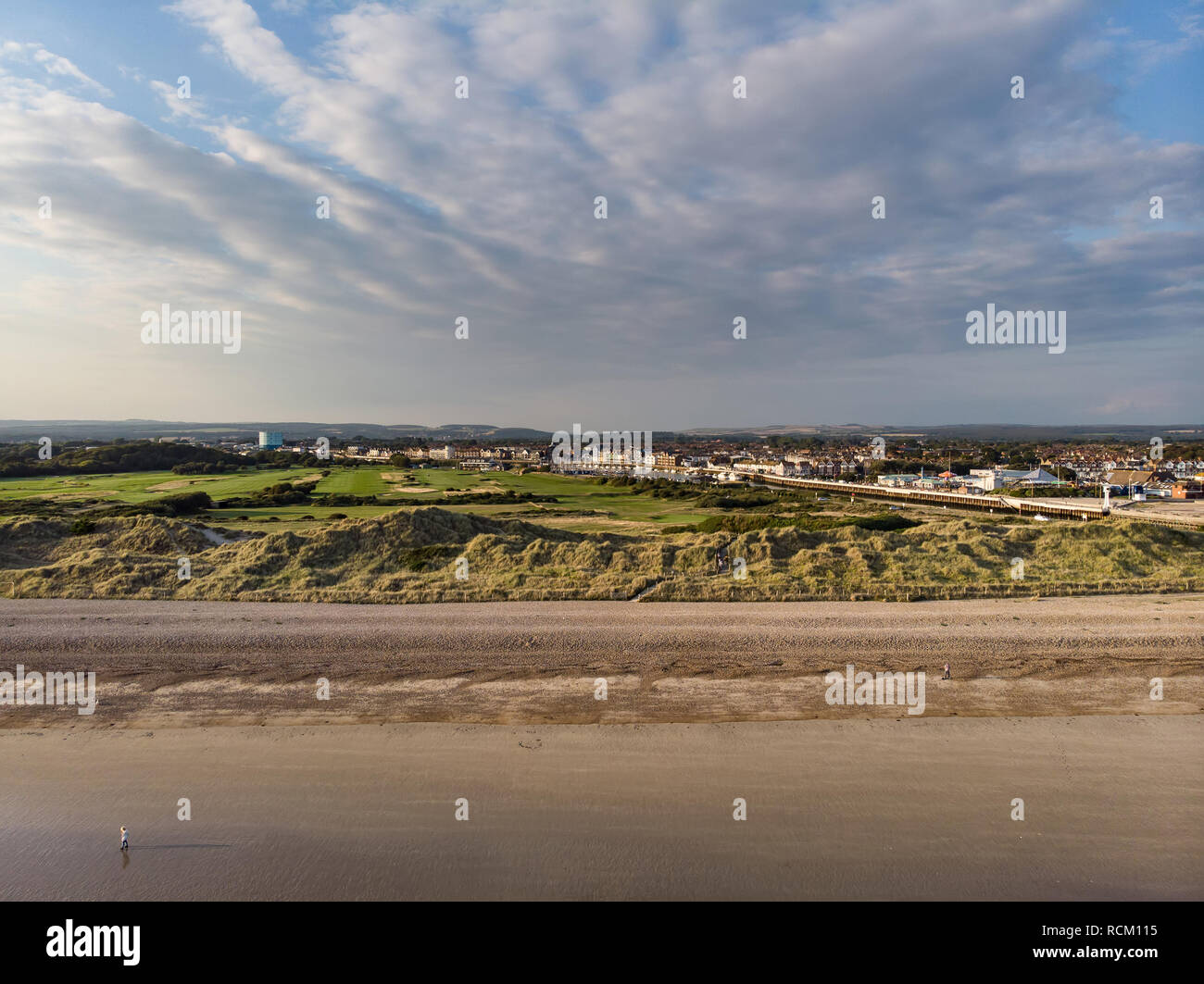 Aerial view littlehampton sussex hi-res stock photography and images ...