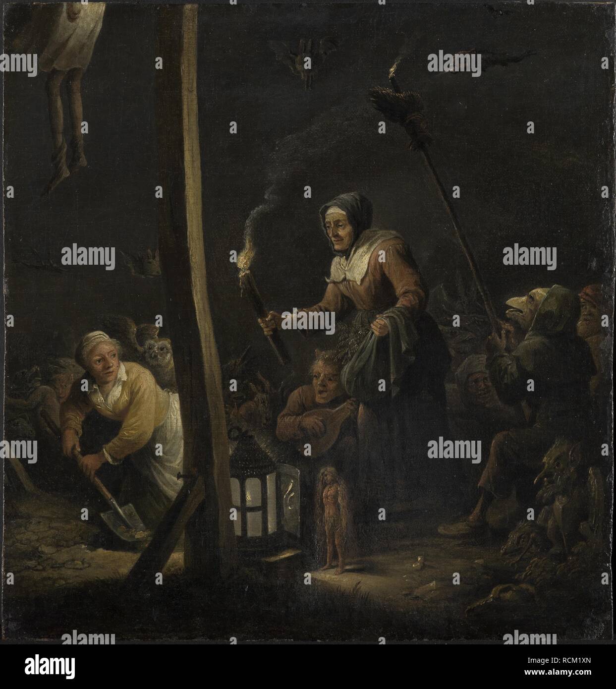 Witches under the gallows. Museum: Kunsthalle, Karlsruhe. Author ...