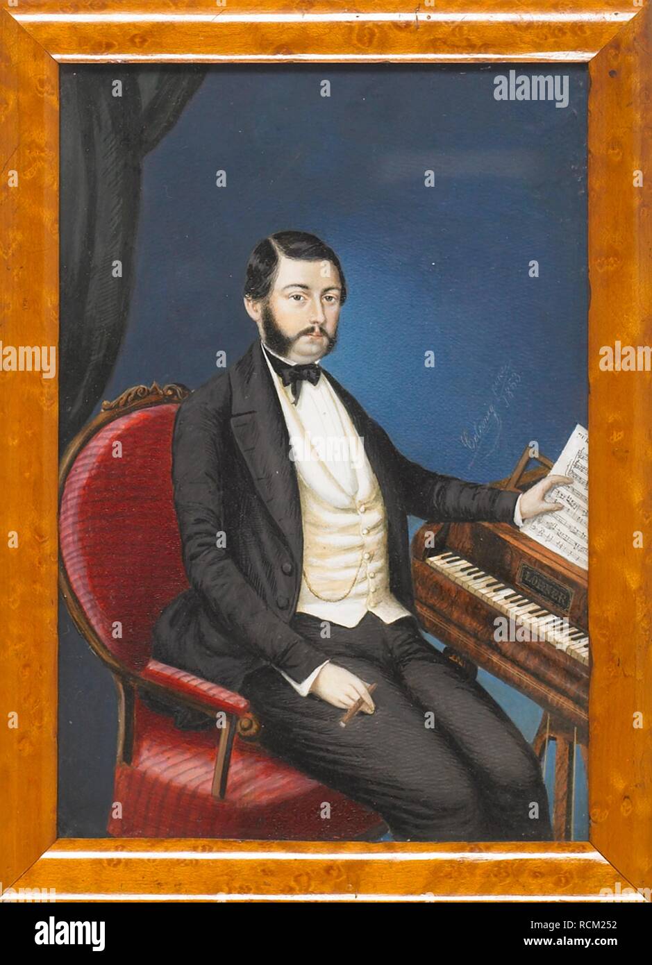 Portrait of a Composer. Museum: PRIVATE COLLECTION. Author: ANONYMOUS ...