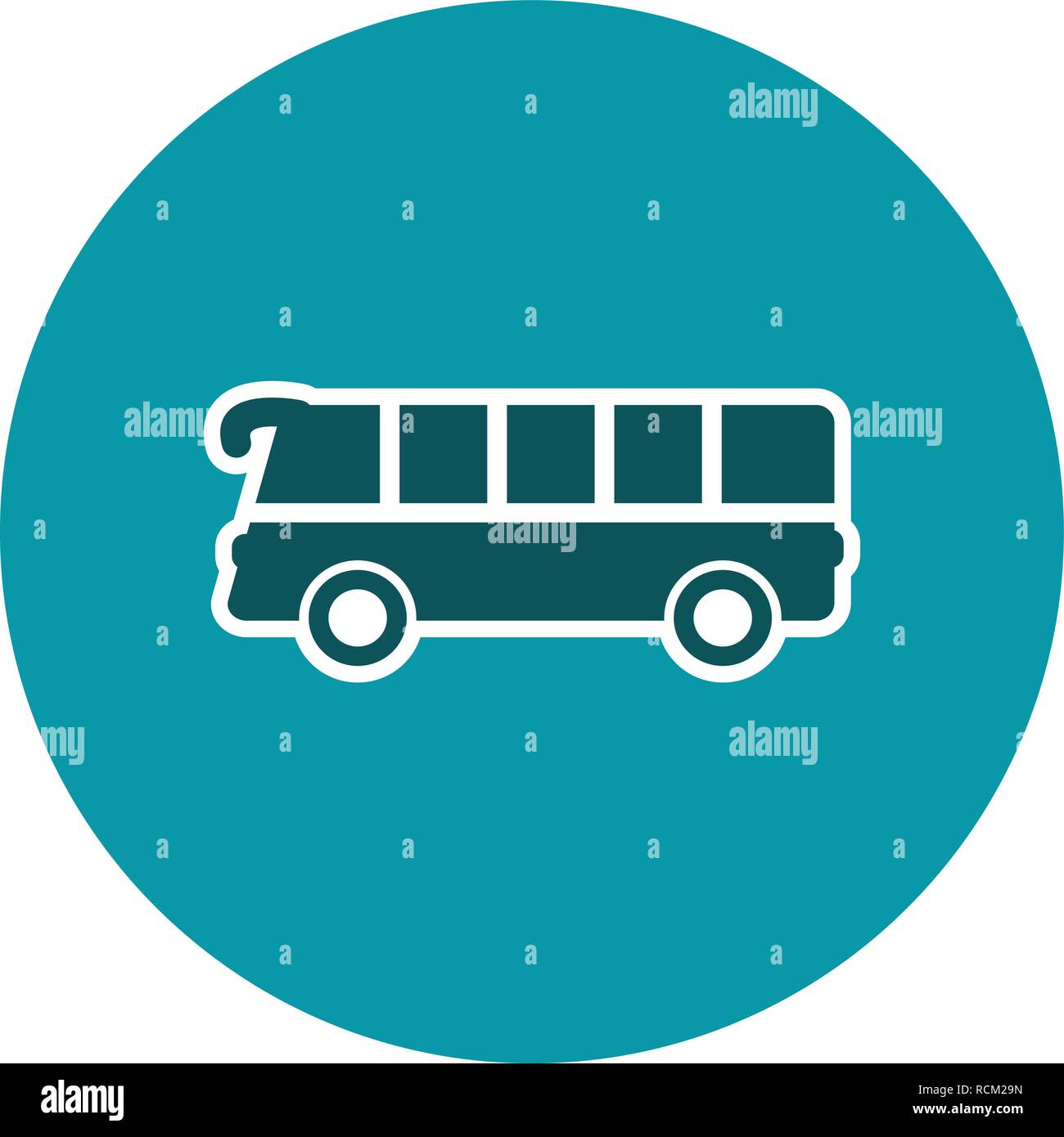 Vector Bus Icon Stock Vector Image & Art - Alamy