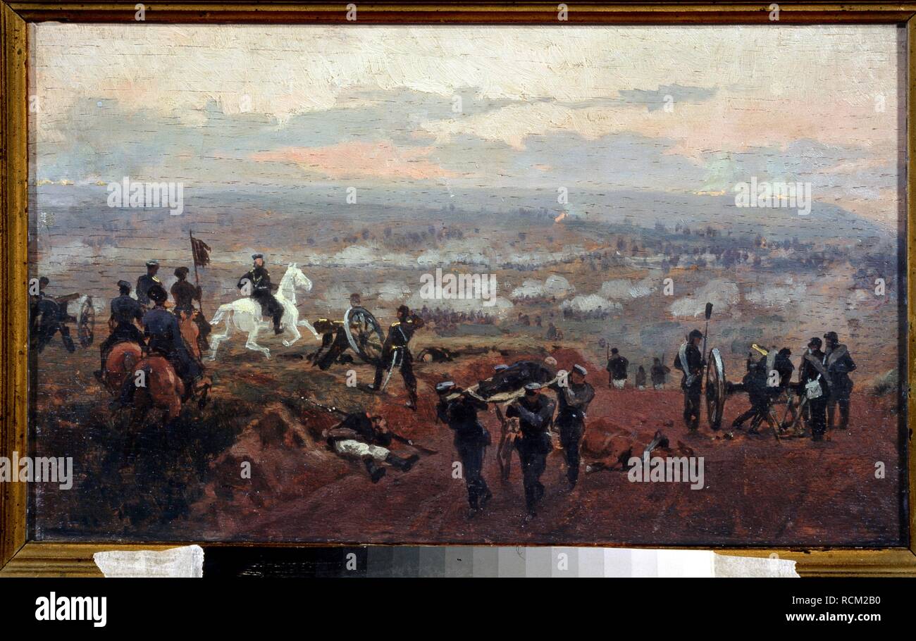Attack on the green Hills. Museum: N. Yaroshenko Art Museum, Kislovodsk ...