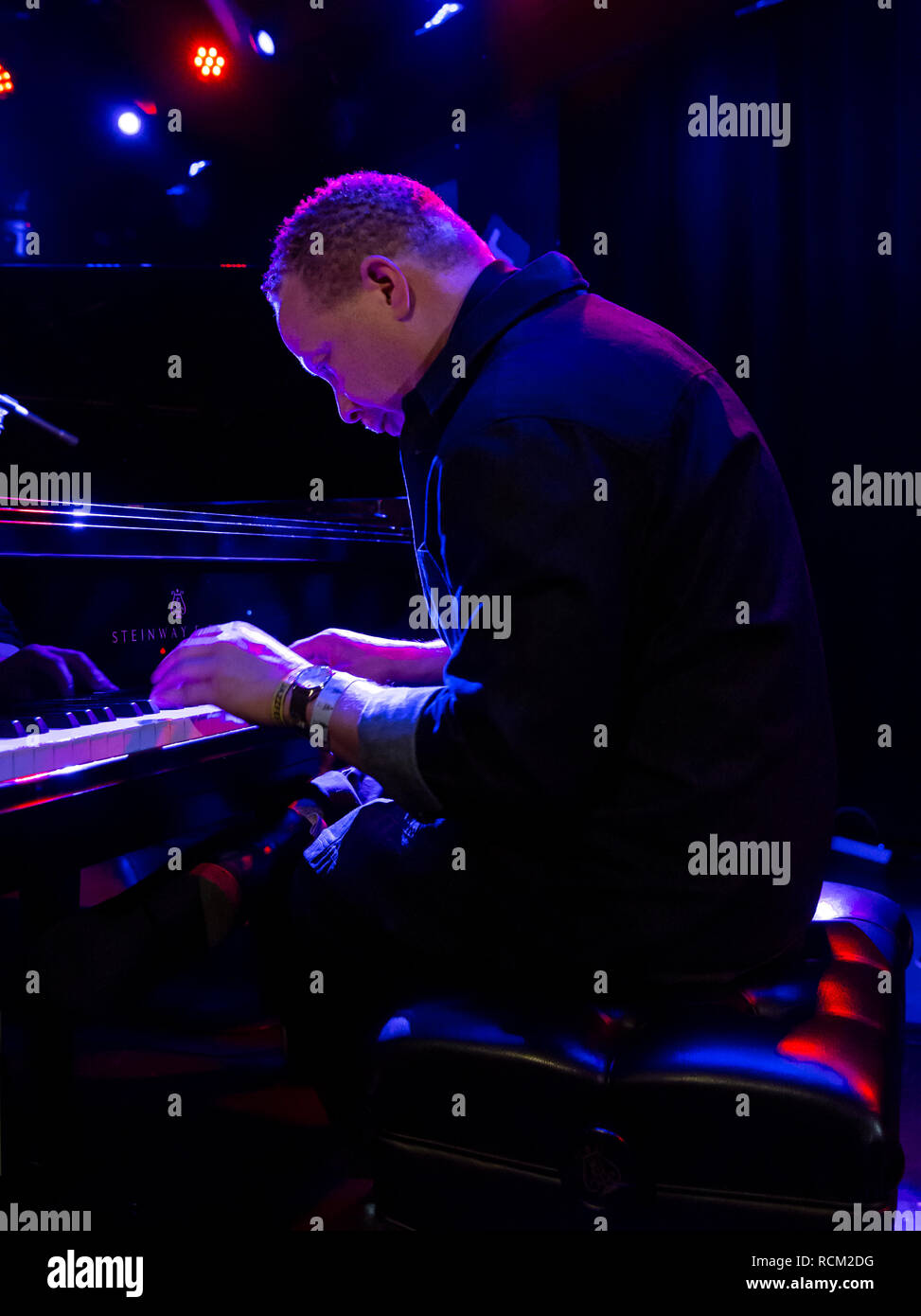 New York, NY - January 12, 2019: Craig Taborn performs duo with Vijay ...