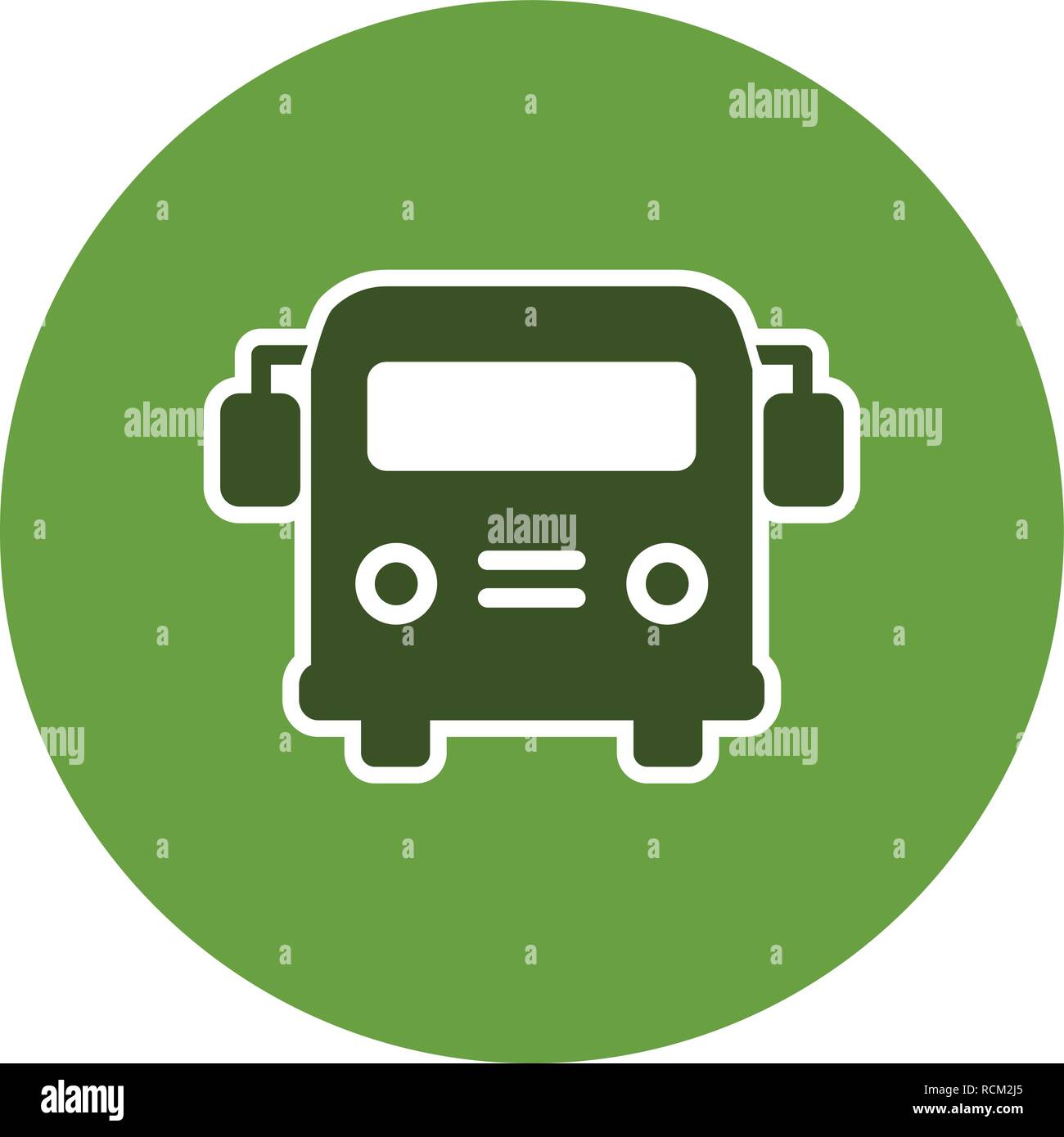 Vector School bus Icon Stock Vector Image & Art - Alamy