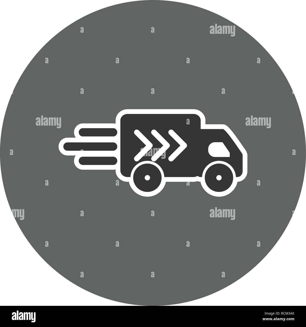 Vector Delivery Truck Icon Stock Vector Image & Art - Alamy