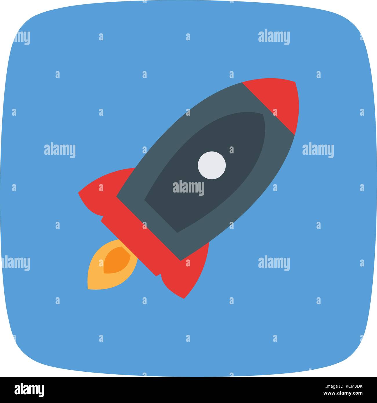 Vector Rocket Icon Stock Vector Image & Art - Alamy